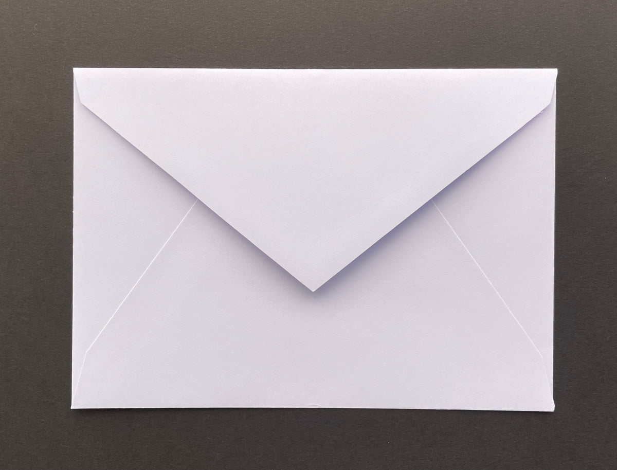 C6 white diamond flap envelopes – Encore Envelopes